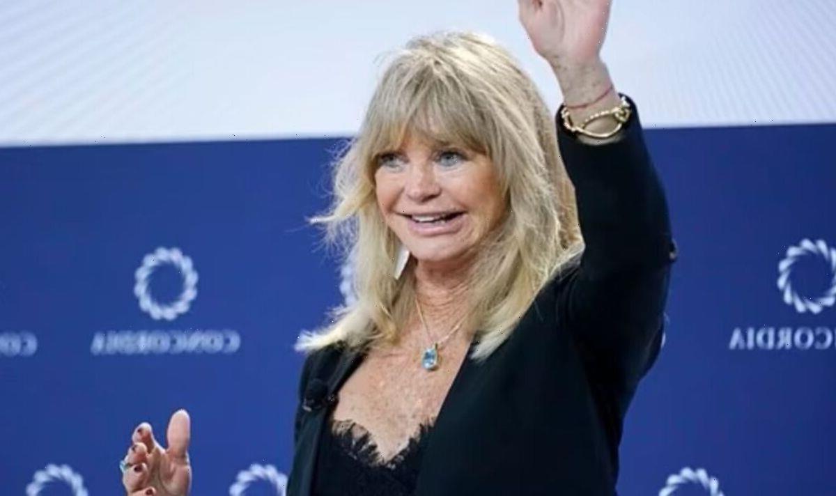 Goldie Hawn, 76, stuns with ageless appearance in lace trimmed suit ...