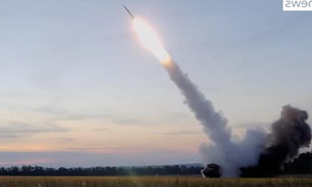 British rocket launchers seen in action for the first time in Ukraine ...