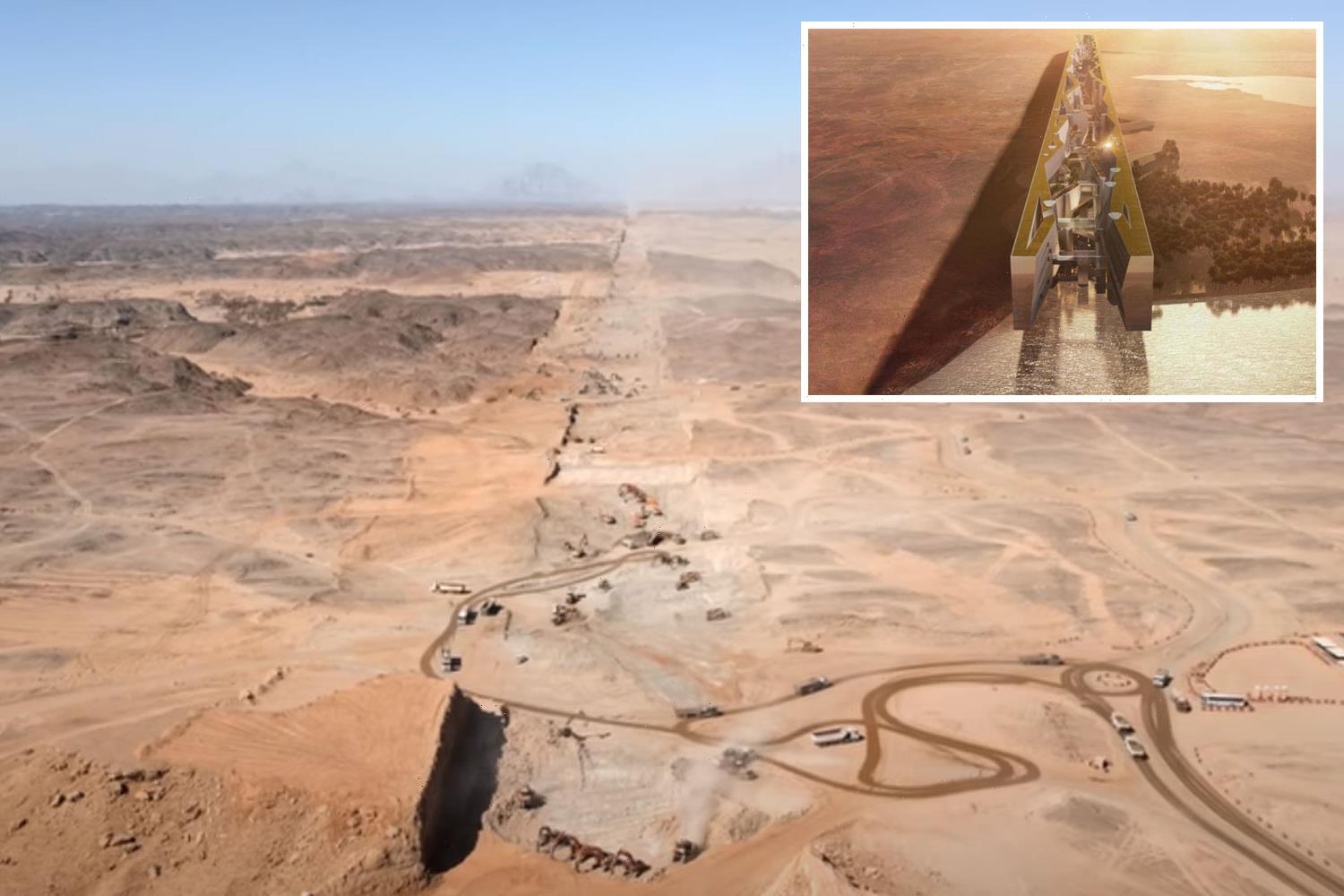 First pictures of work on extraordinary £800billion 110-mile ...