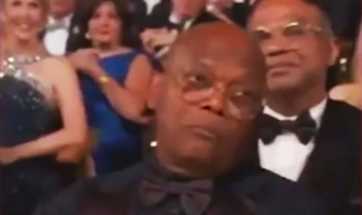 Samuel L Jackson’s ‘eye roll’ after losing Tony Award goes viral - Hot ...